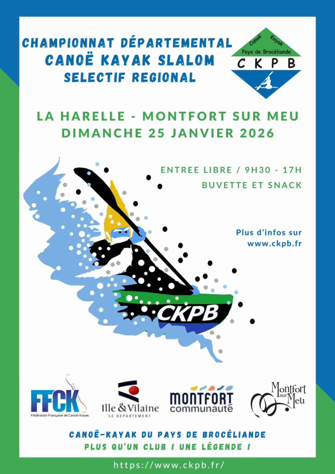 Compétiton de Canoë-Kayak slalom – Ville de Montfort-sur-Meu – Site ...